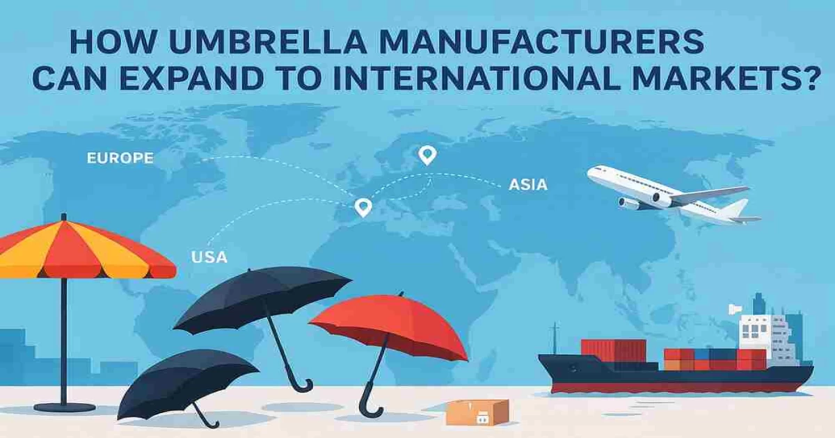 How Umbrella Manufacturers Can Expand to International Markets?